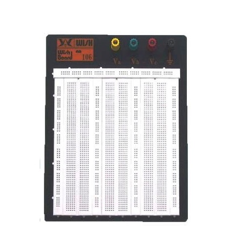 Protoboard wish, 8 buses, 240mmx195mm | Didácticas Electrónicas I+D